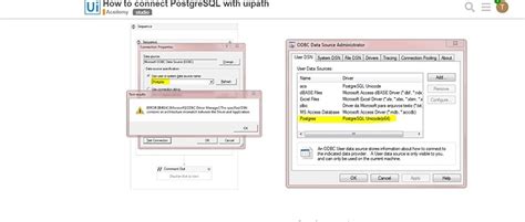 How To Connect Postgresql With Uipath Academy Feedback Uipath