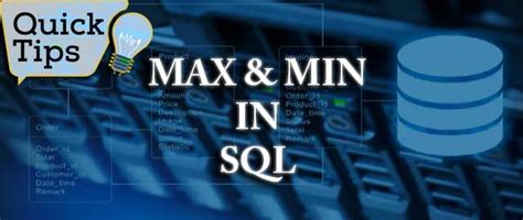 Aggregate Functions MAX And MIN IN SQL Server DotNetKida