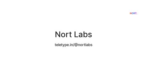 Nort Labs — Teletype