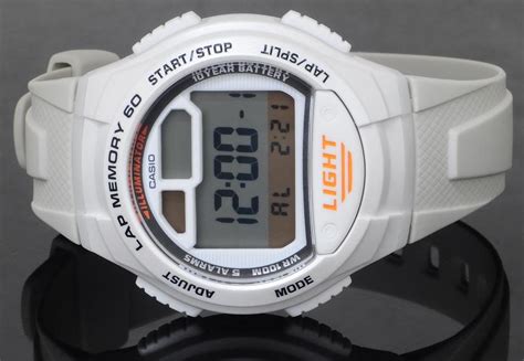 Casio W 734 — Lap Memory 60 And 10 Years Battery Life