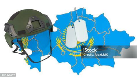 카자흐스탄 군대 육군 또는 전쟁 개념입니다 흰색 배경에 고립 된 3d 렌더링 3차원 형태에 대한 스톡 사진 및 기타 이미지 3차원 형태 Revolution 개념