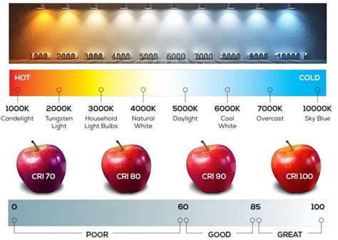 Guide To Light Color Temperature And Color Rendering Rcoolguides
