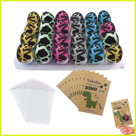 ฟักไข่ไดโนเสาร์ชุดวิทยาศาสตร์ Dino ไข่ของเล่น Grow In Water คละสีไดโนเสาร์ Party Favors วันเกิด