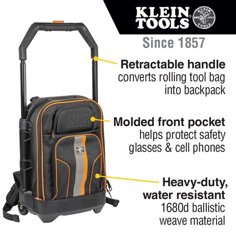 Rolling Tool Backpack 55604 Klein Tools