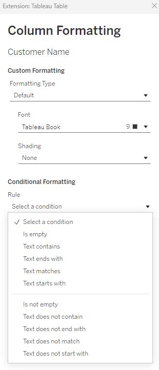 Making Tables Smarter Key Features Of The Tableau Table Viz Extension