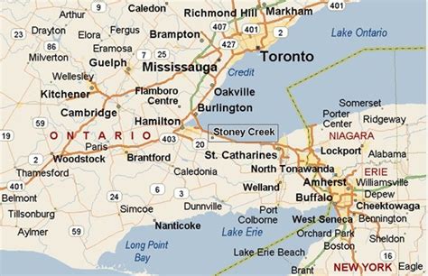 Where Is Stoney Creek Ontario See Regional Map And More
