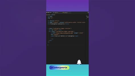 Tradingview Api In Html Css Javascript 🚀 👩‍💻 Youtube