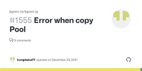Error When Copy Pool · Issue 1555 · Bpmn Iobpmn Js · Github