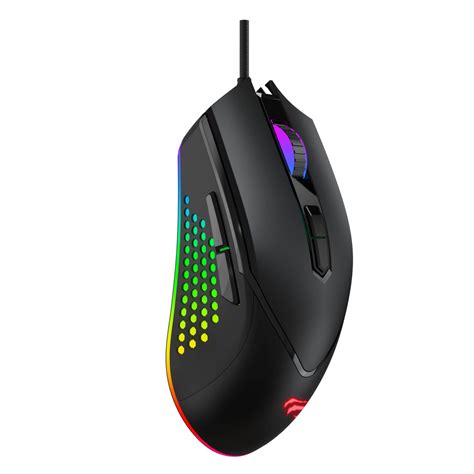 Mouse Gamer Havit Ms814 7000 Dpi Programável Rgb Preto Kase Distribuidora