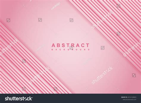 Abstract Pink Background Diagonal Lines Papercut Stock Vector Royalty Free 2014126823