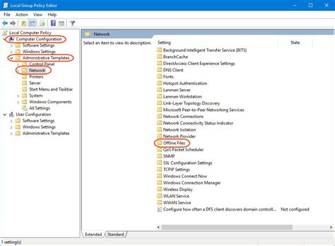 how to enable offline files policy in windows tactig