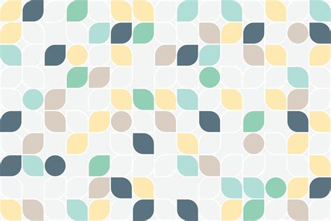 Abstract Texture Of Leafes In Floral Style Geometric Mosaic Tracery Tileable Backgrounds