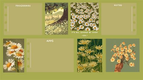 1366x768 Desktop Green Organizer Wallpaper