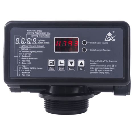 Обемен електронен вентил за омекотители за вода станции за пречистване на вода In Out връзки