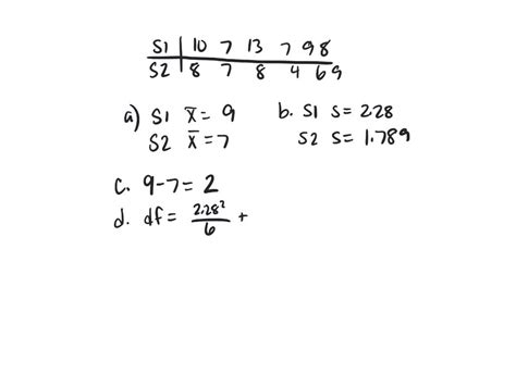 Solvedconsider The Following Data For Two Independent Random Samples Taken From Two Normal