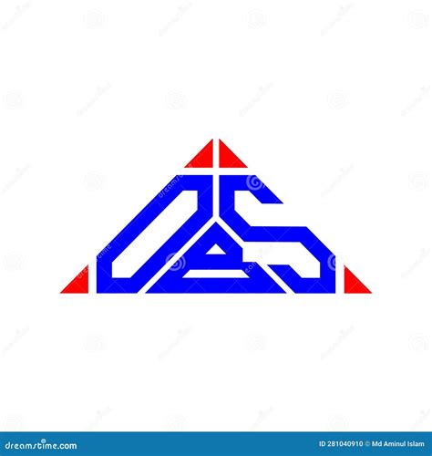 OBS Letter Logo Creative Design With Vector Graphic OBS CartoonDealer Com 281040910