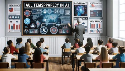 Premium Ai Image Classroom Discussion On Ai Transparency