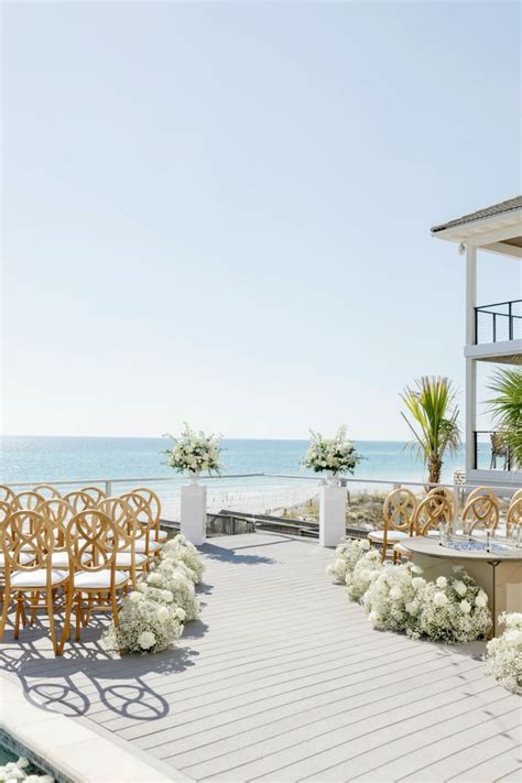 Seaside Florida Beach Wedding Details Florida Beach Wedding Beach
