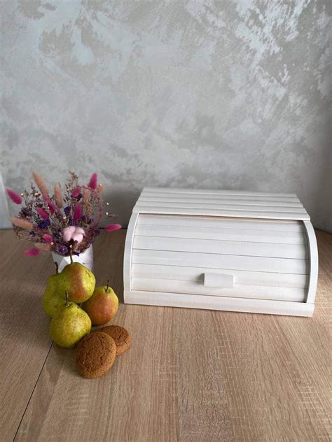 Хлібниця деревʼяна Біла 1055756 — купити на Eva Ua — ціна 399 грн