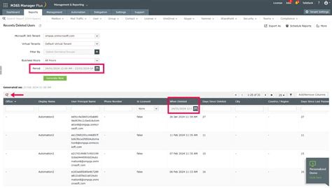How To Verify Deleted Users In Entra Id Manageengine M365 Manager Plus