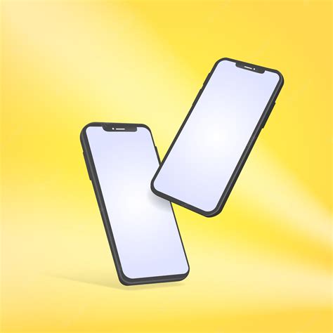 Premium Vector Realistic Smartphone Mockup Device Ui Ux Mockup For Presentation Template