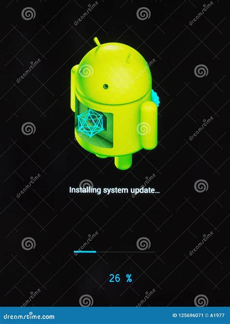 Android Installing System Update Editorial Photo Image Of States Editorial 125696071