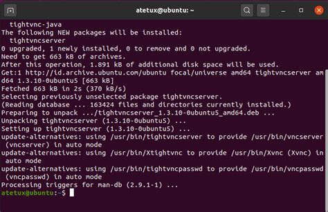 How To Install Tigervnc Server On Ubuntu 2004 Atetux