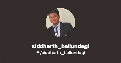 Siddharthbellundagi Instagram Linktree