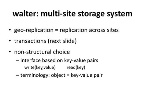 Ppt Transactional Storage For Geo Replicated Systems Powerpoint Presentation Id3031059