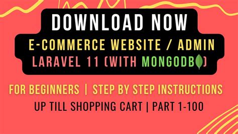 Download Mongodb Source Code Download E Commerce Website With Laravel And Mongodb Part 1 100