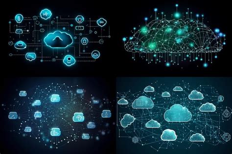Premium Photo Cloud Iot Internet Of Things Icon And Symbol