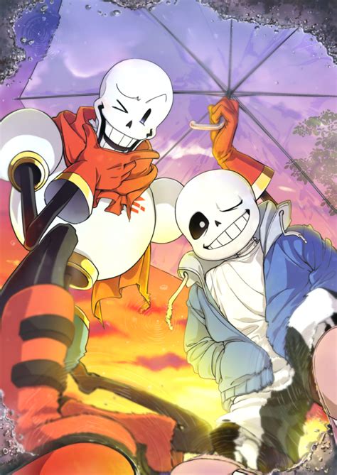 Sans And Papyrus Undertale Drawn By Ahin Vpv Danbooru