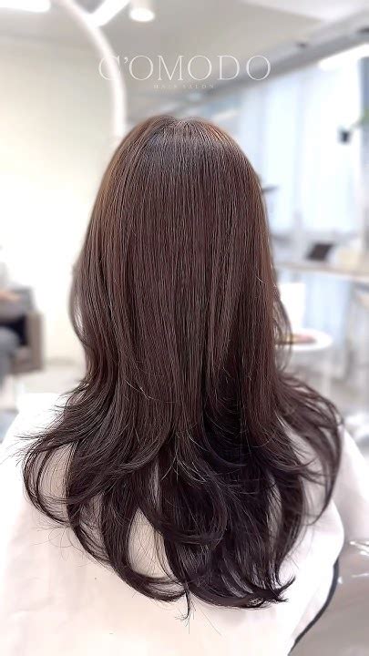 꼬모도헤어 고희진 볼륨 가득 레이어드펌 헤어컨설팅 레이어드컷 Hair Hairstyle 컨투어링컷 레이어드c컬펌 Youtube