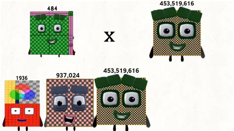 Numberblocks 484 Times With Repeated Multiples Yield Numbers Up To