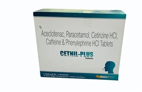 Cetnil Plus Aceclofenac Paracetamol Tablet Strength 425mg At ₹ 25 Stripe In New Delhi