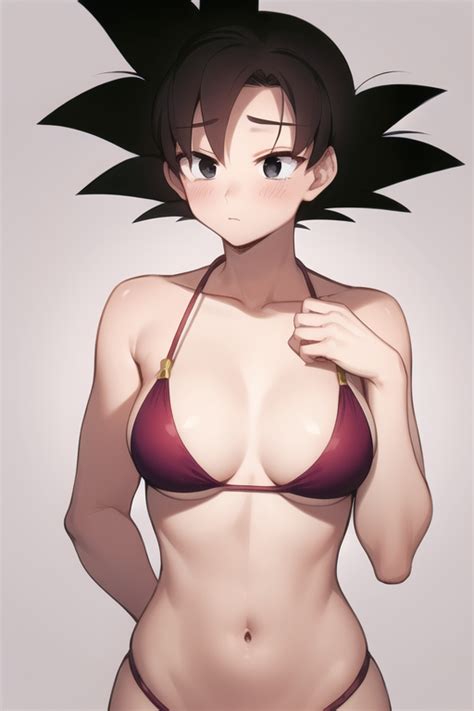 Rule 34 Ai Generated Darkcry Dragon Ball Female Goku Genderswap Mtf