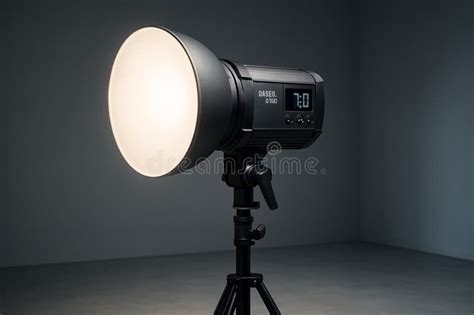 Photorealistic Image Of A Digital Prep Dome Light On A White Background Stock Illustration