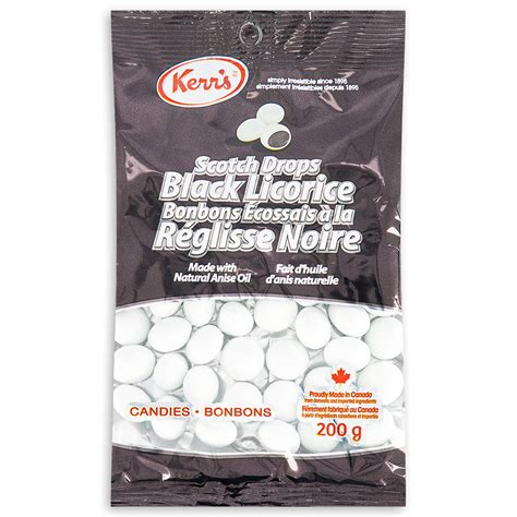 Kerrs Licorice Scotch Mints Candy Funhouse