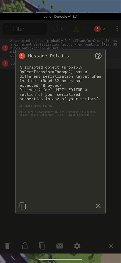 A Scripted Object Has A Different Serialization Layout When Loading Unity Engine Unity
