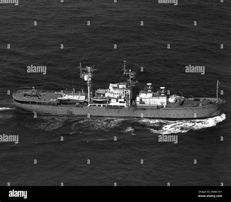 A Starboard Beam View Of The Soviet Sibir Class Missile Range