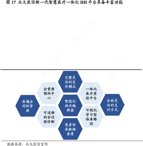 北大医信新一代智慧医疗一体化iih平台具备丰富功能 行行查 行业研究数据库