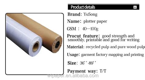 White Cad Plotter Paper For Garment Cutting System Buy Plotter Paper Cad Plotter Paper White