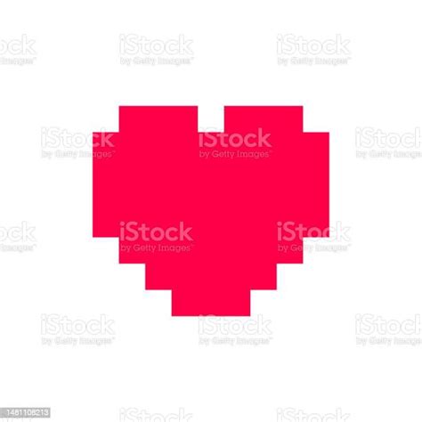 픽셀 아트 하트 사랑과 발렌타인 픽셀 게임 라이프 바 벡터 아트 8 비트 건강 심장 바 게임 컨트롤러 기호 Brand Name