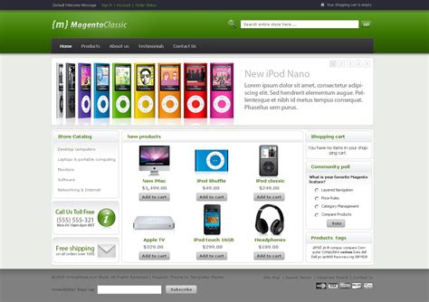 free magento classic theme — templates master