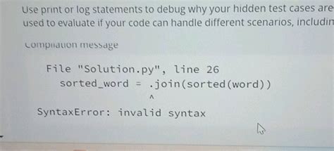 Use Print Or Log Statements To Debug Why Your StudyX