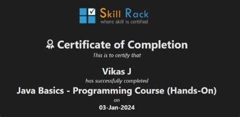 Vikas Jaya Kumar On Linkedin Skillrack Java Handsonlearning