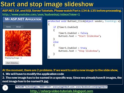 sql server and c video tutorial part 136 provide capability to start and stop image
