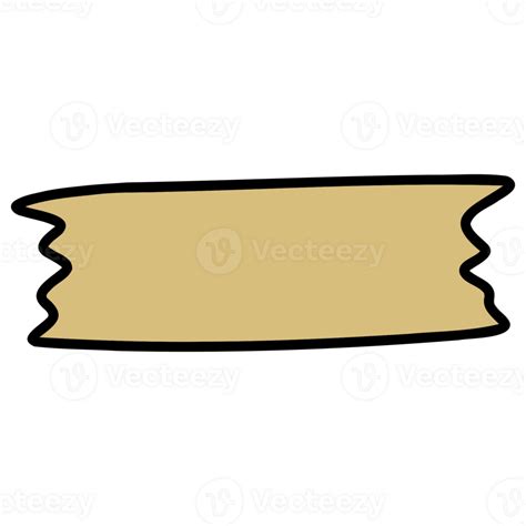 A Cartoon Scroll With A Blank Space For Text 68285417 Png