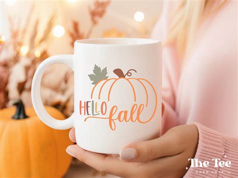 Hello Fall Mug Fall Coffee Mug Fall Mugs Cute Fall Mug Cozy Mug