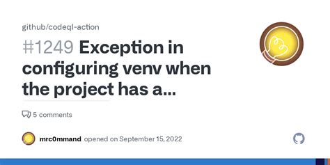 Exception In Configuring Venv When The Project Has A `setuppy` File · Issue 1249 · Github